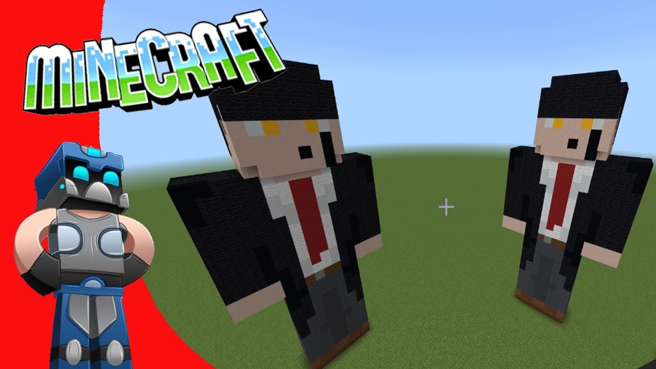 Minecraft Tutorial Mash Skin - Como hacer Mashle skin Minecraft - YouTube