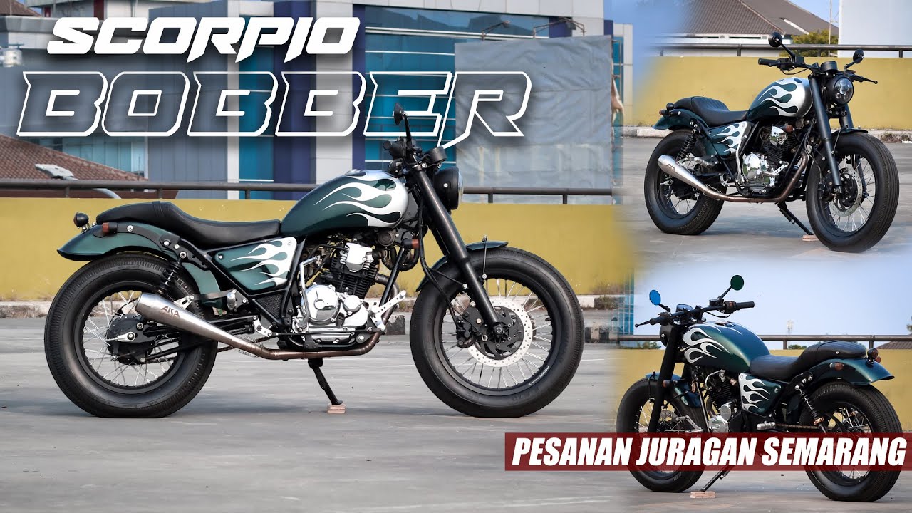 YAMAHA SCORPIO CUSTOM BOBBER | yakin gak ngiler |custom by akagarage ...