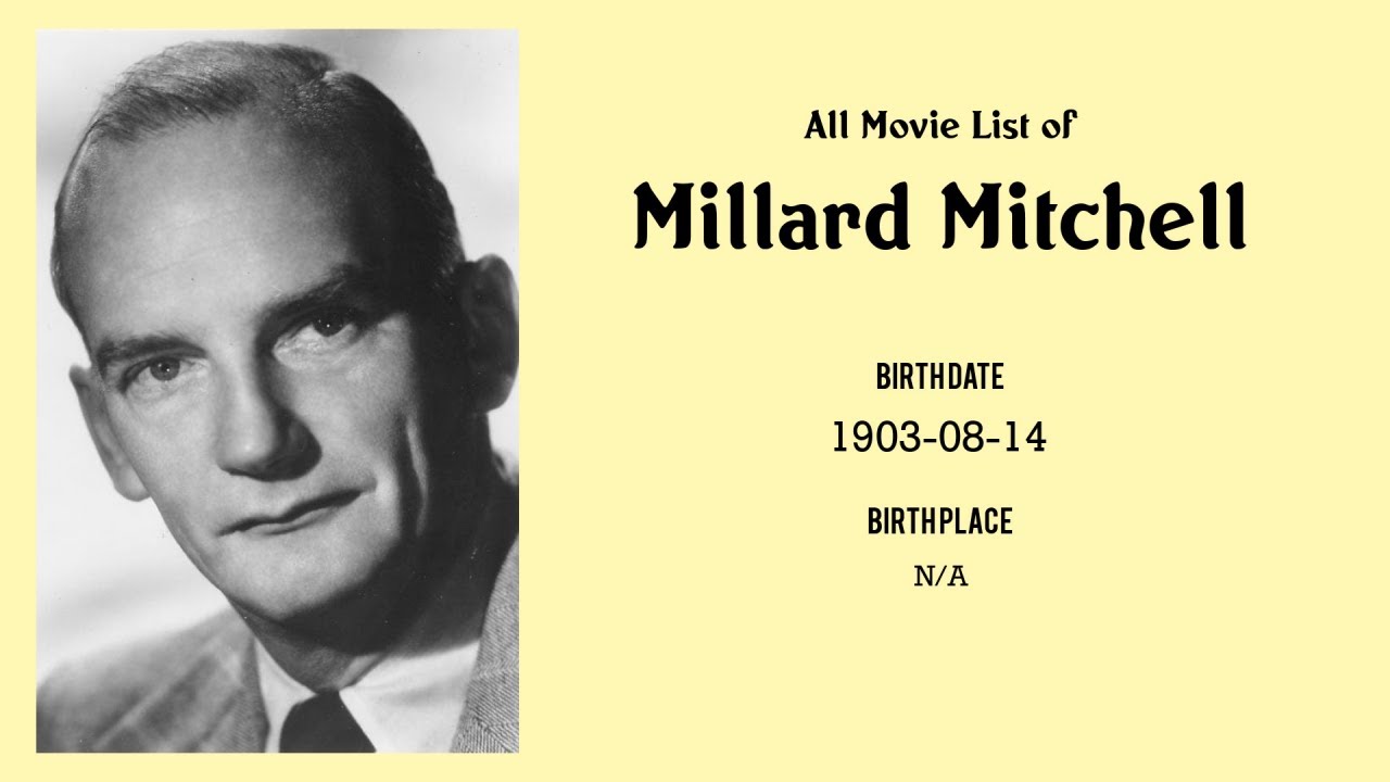 Millard Mitchell Movies list Millard Mitchell| Filmography of Millard ...