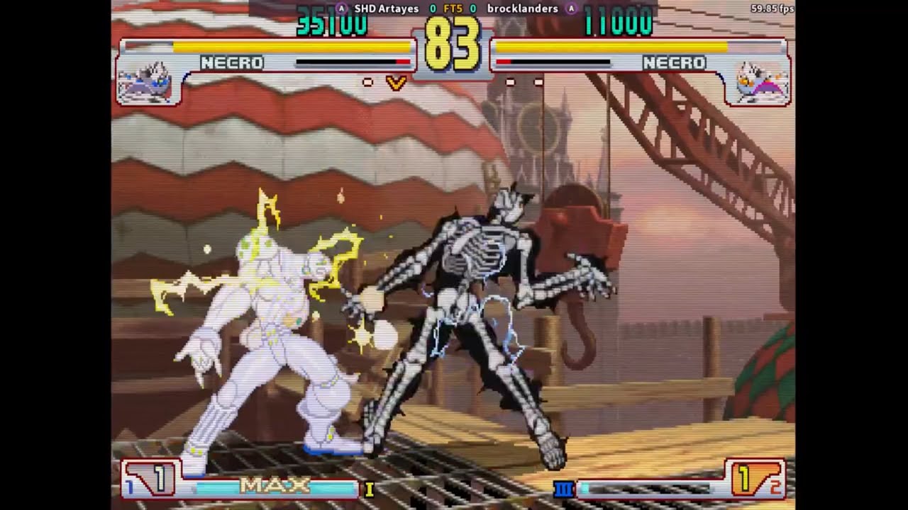 SFIII 3RD STRIKE: SHD Artayes ( NECRO ) VS brocklanders ( NECRO ...