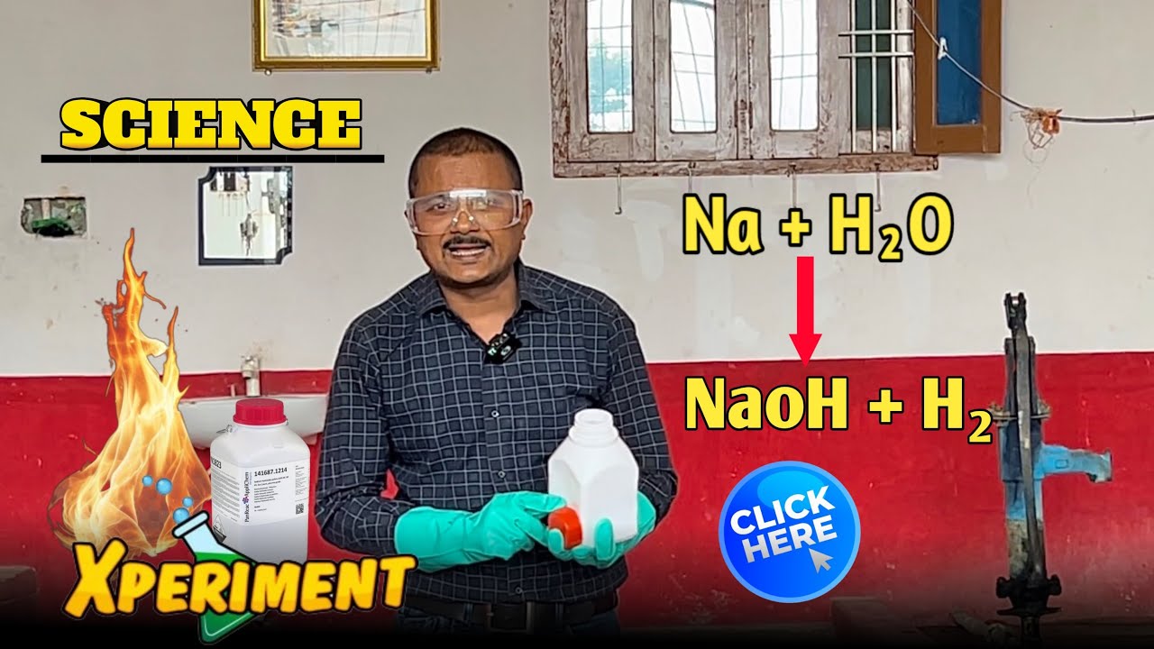 Sodium In Water Explosion-Chemical Reaction || By Rajeev Sir - YouTube