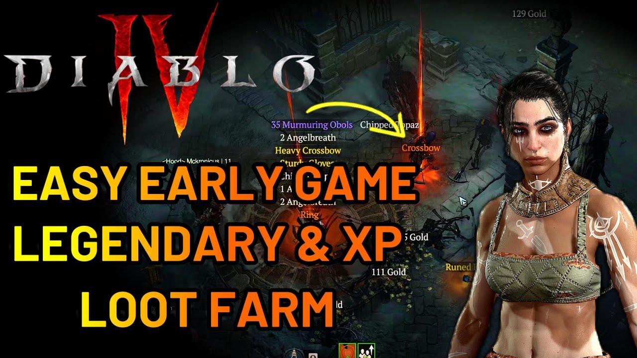 Diablo 4 Easy Early Game Legendary Loot Farm - Fast Easy Loot - Works ...