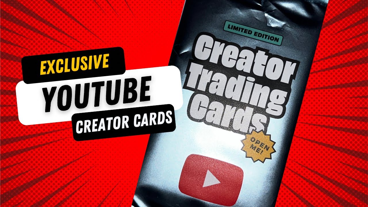 Exclusive Creator Trading Cards!!!! - YouTube