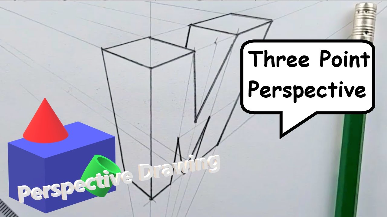 Three Point Perspective ( Time Lapse ) - YouTube