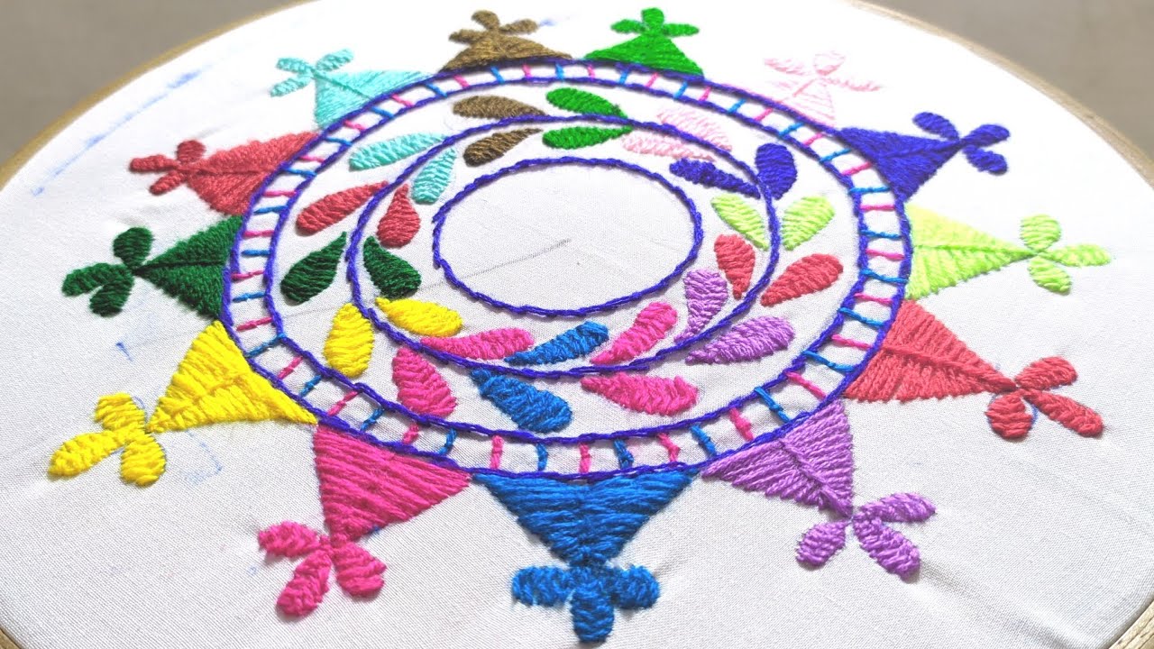 Hand embroidery design Sindhi Work : Hand Embroidery : Gujarati gamthi ...