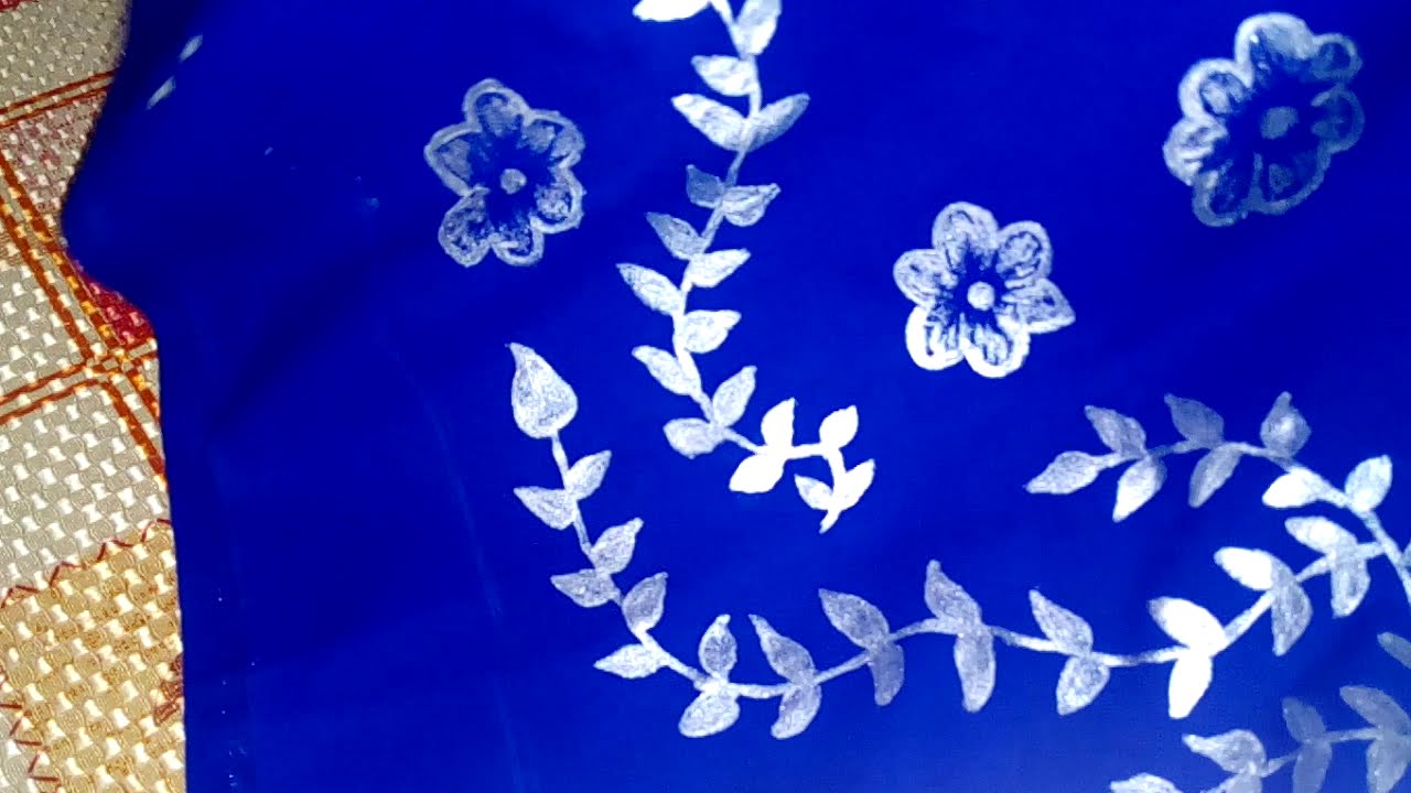 Painting Suit Design ||| Hand Painted Suits || Hand Painted Kurti ...