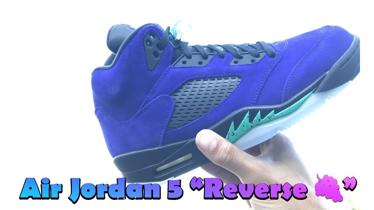 Air Jordan 5 “Reverse Grape” - YouTube