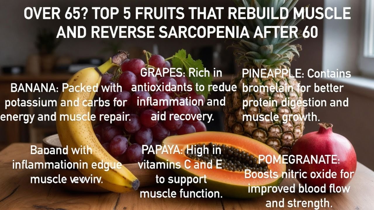 Over 65? Top 5 Fruits That Rebuild Muscle and Reverse Sarcopenia After ...