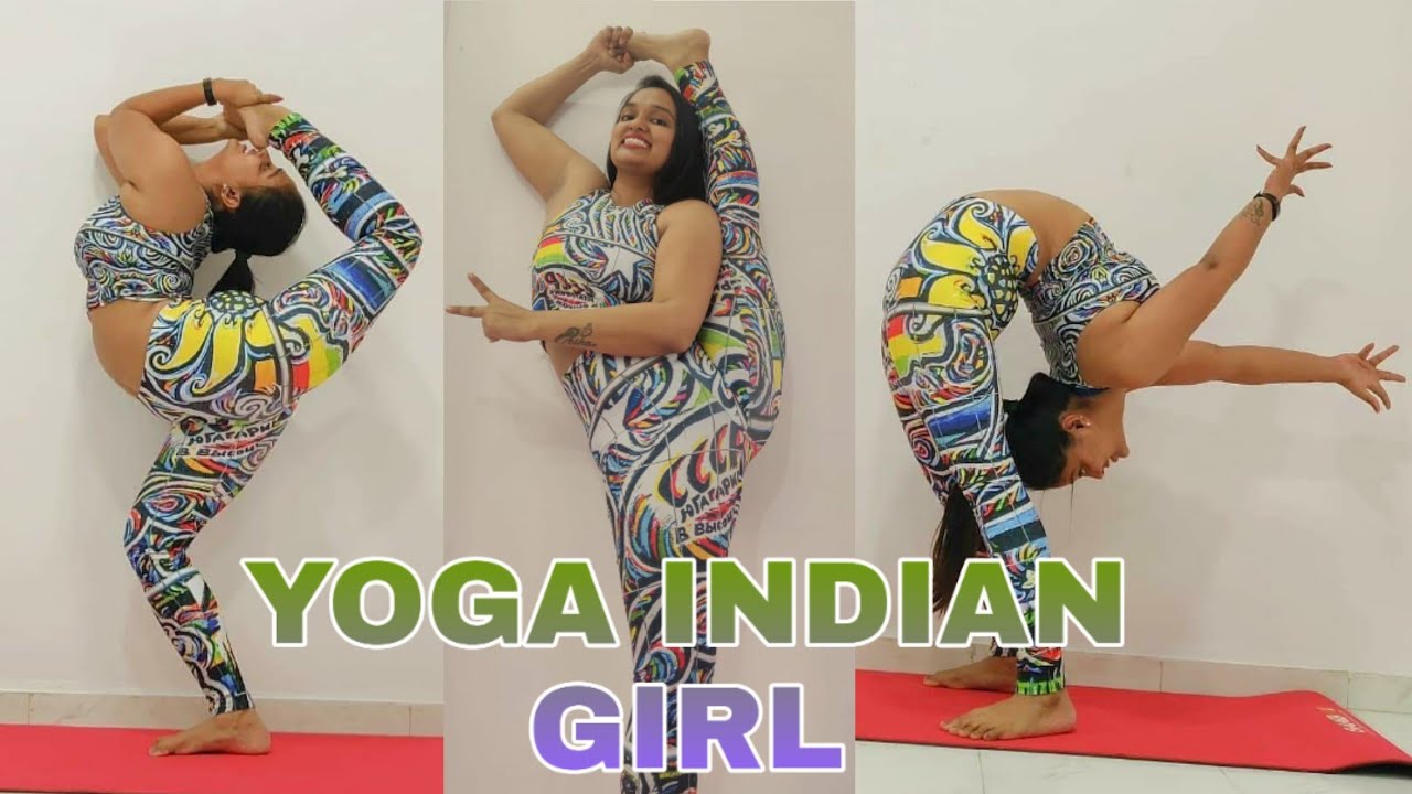 Yoga sequence | Morning yoga workout Indian girl | YOGA INDIAN GIRL ...