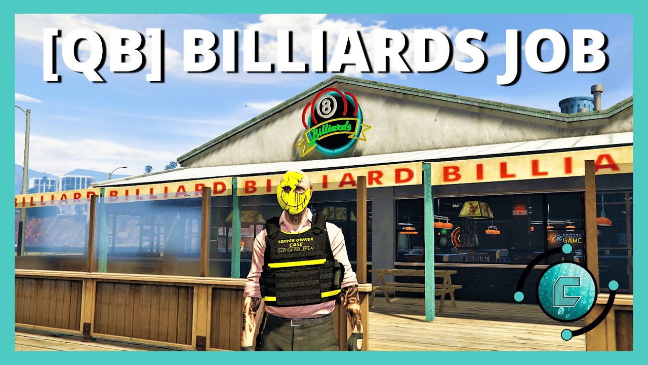 [QBCORE] BILLIARDS BAR JOB SCRIPT - YouTube