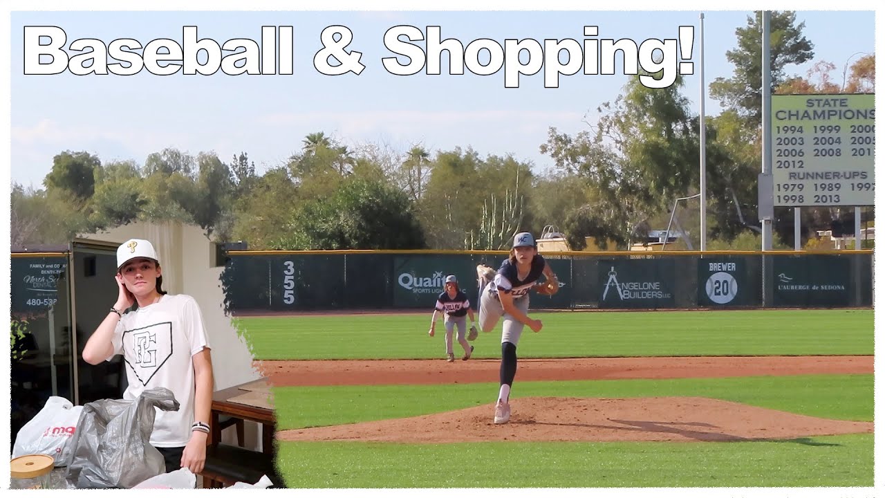 Baseball and Some Time For Shopping!!! - YouTube