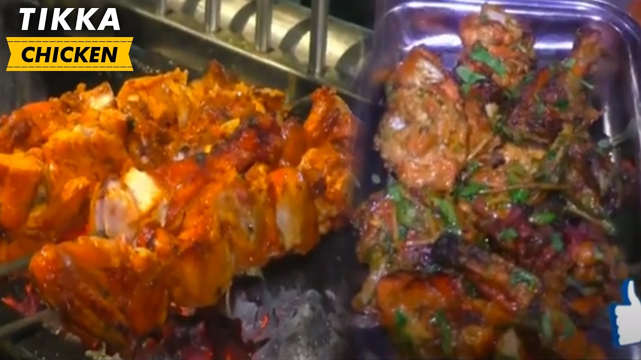 Makkah Chicken Point Malerkotla Famous Food Tikka chicken on Street ...