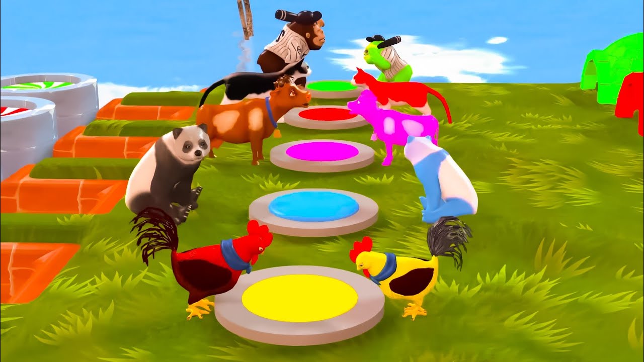 Amazing 3D Animal Cartoon | Cute and Funny Animals Animation | Kids ...