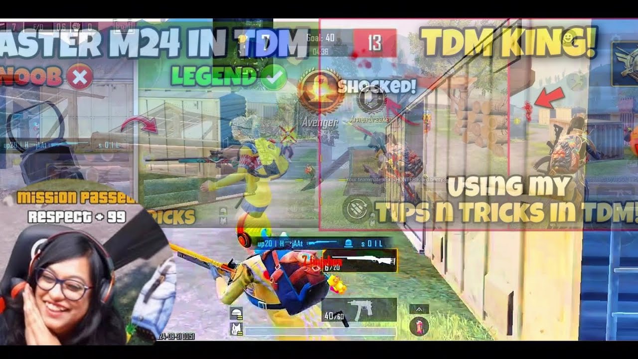 m24 Challenge|| win every single m24 match || how to be a m24 master #tdm @BattlegroundsMobile ...