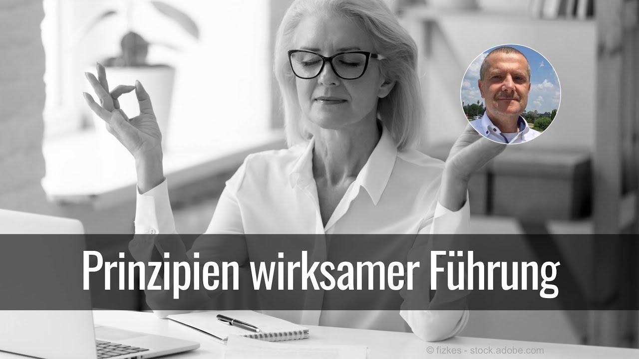 Prinzipien wirksamer Führung - in Anlehnung an Fredmund Malik - YouTube