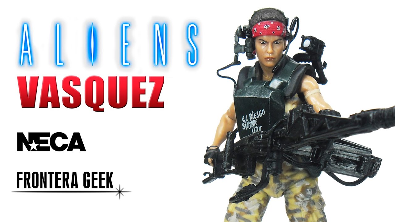 NECA Aliens VASQUEZ Review en Español | Unboxing - Colonial Marines ...