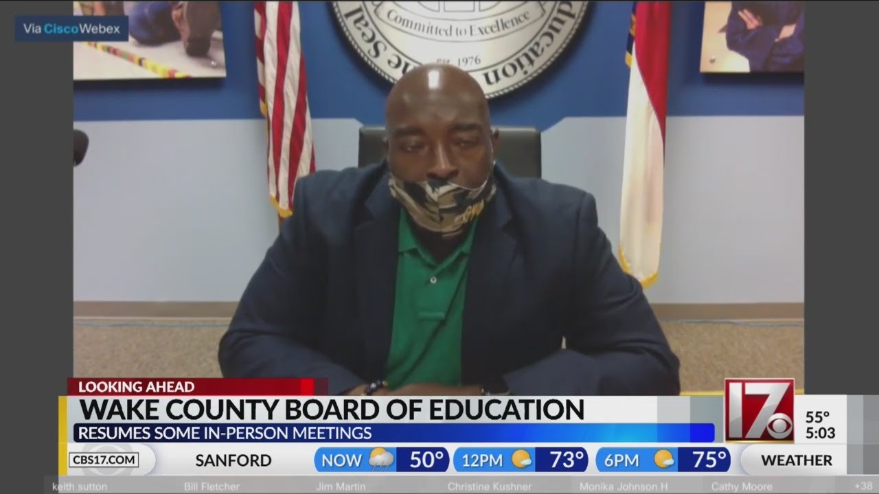 Wake County School Board to begin meeting in-person - YouTube