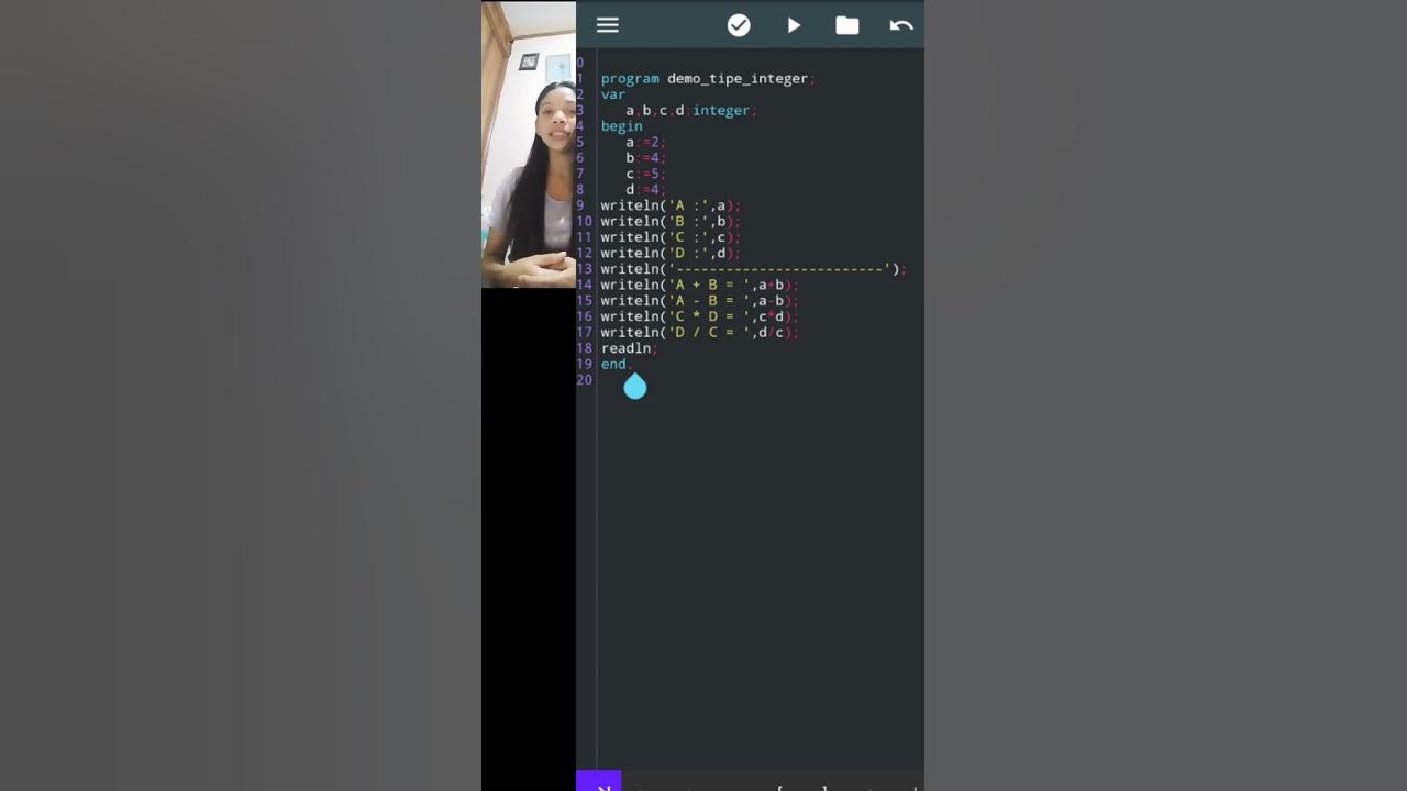 program tipe data bilangan bulat (integer); - YouTube