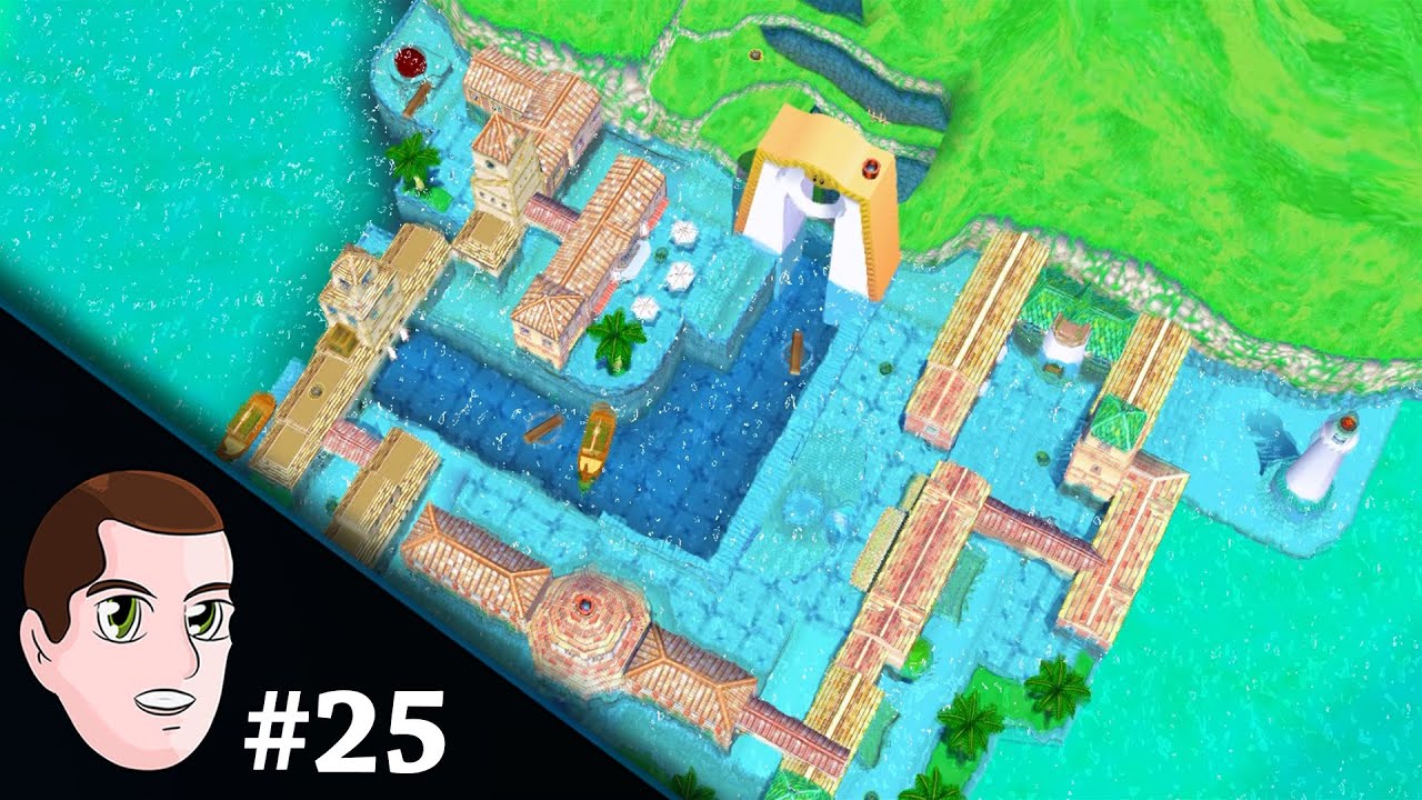 Let's Play Super Mario Sunshine Episode 25 - Flooded Delfino - YouTube