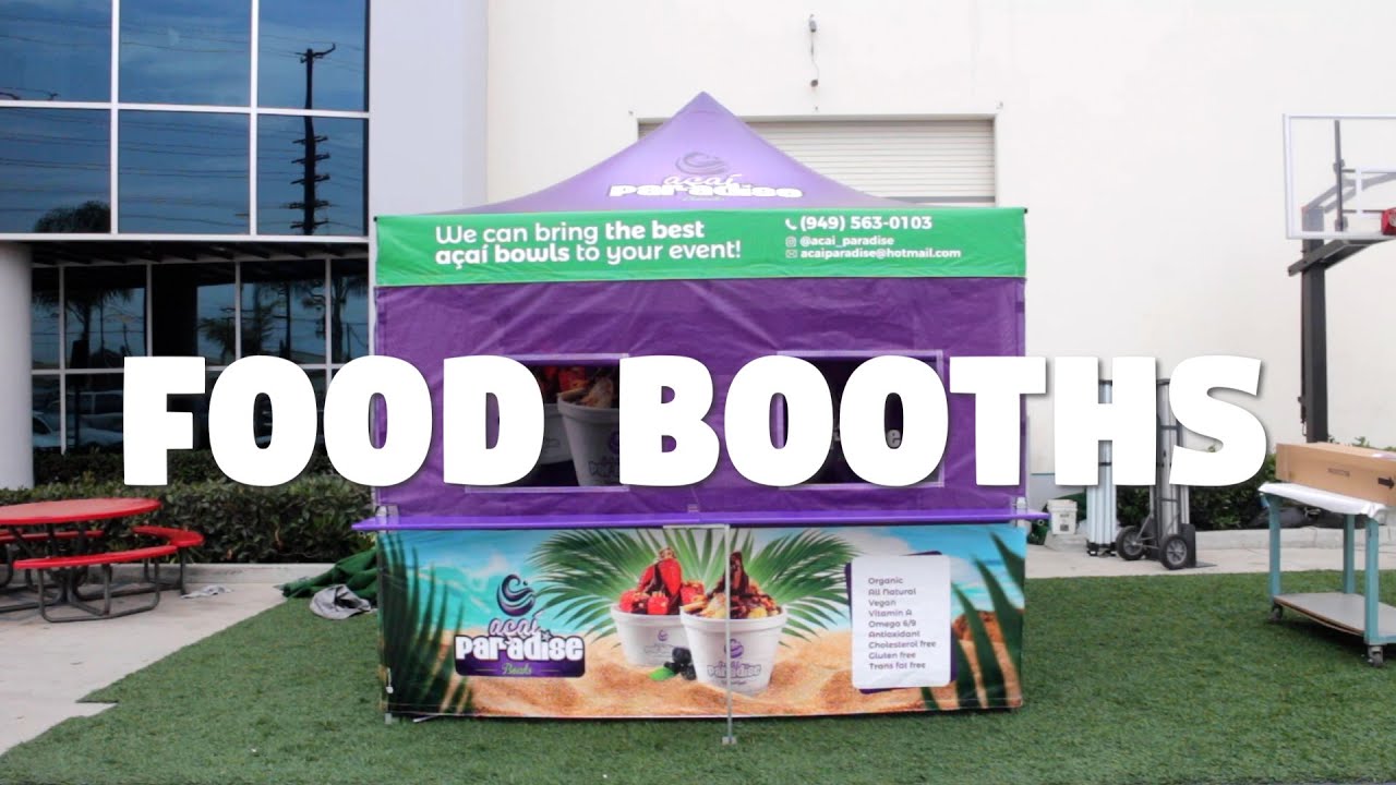Concession Tents: Pop-up Canopy Food Booth - YouTube