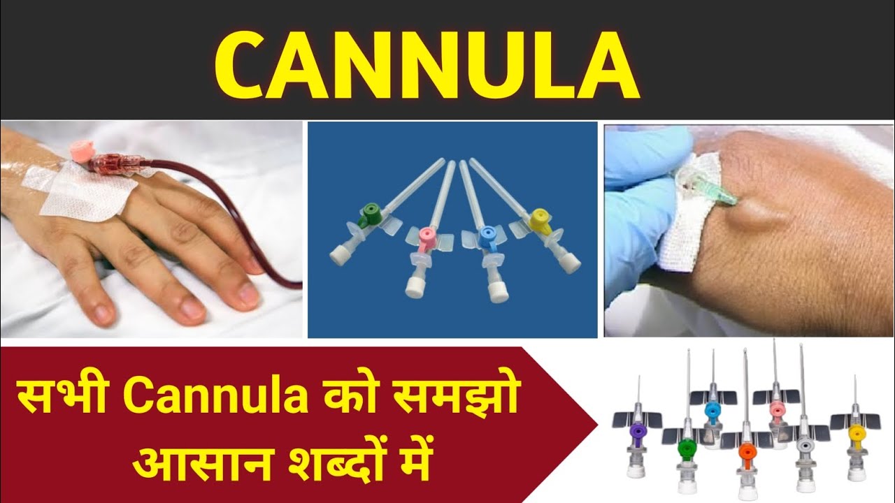 Cannula | Type of Cannula | Yellow Cannula | Red Cannula | Purple ...
