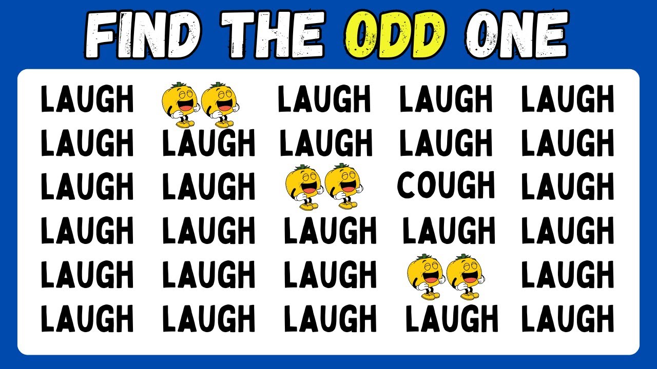 HOW GOOD ARE YOUR EYES/? CAN YOU FIND THE ODD WORDS? MOTIVATIONAL WORD ...