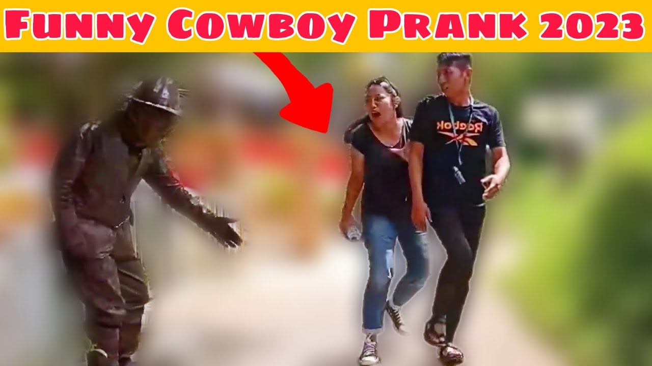 Best Cowboy Prank Ever 2023 | If you want happy watch this - YouTube
