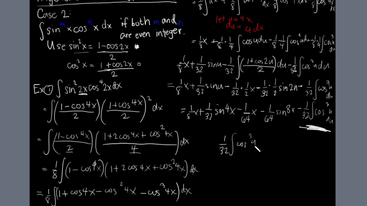 Integration: Trigonometric Transformation (Case 2) - YouTube