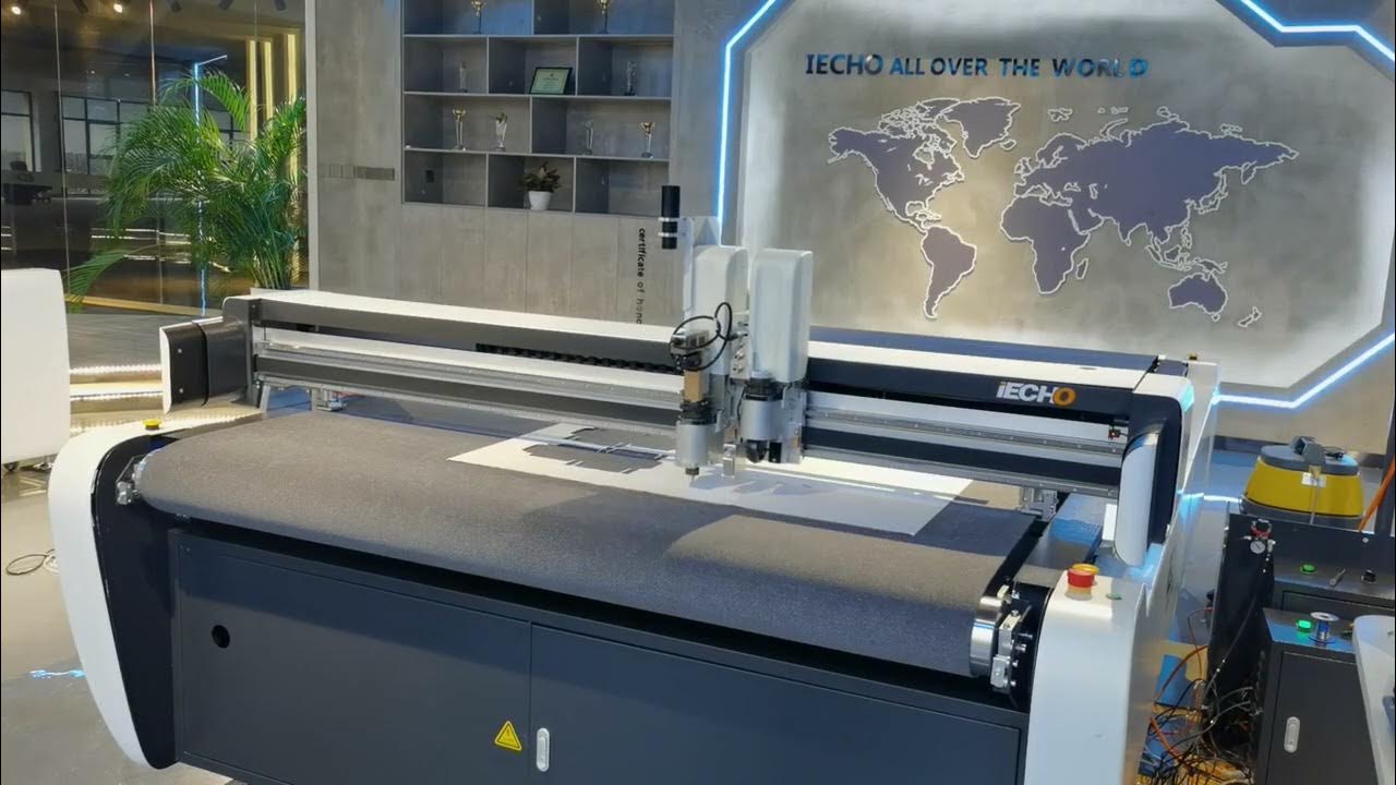Mesa de corte super rápida iECHO BK4 Sistema digital de corte - YouTube
