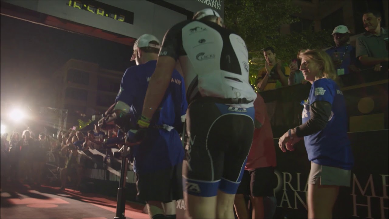 Johnny Agar walks final mile of North American Championship ironman in ...