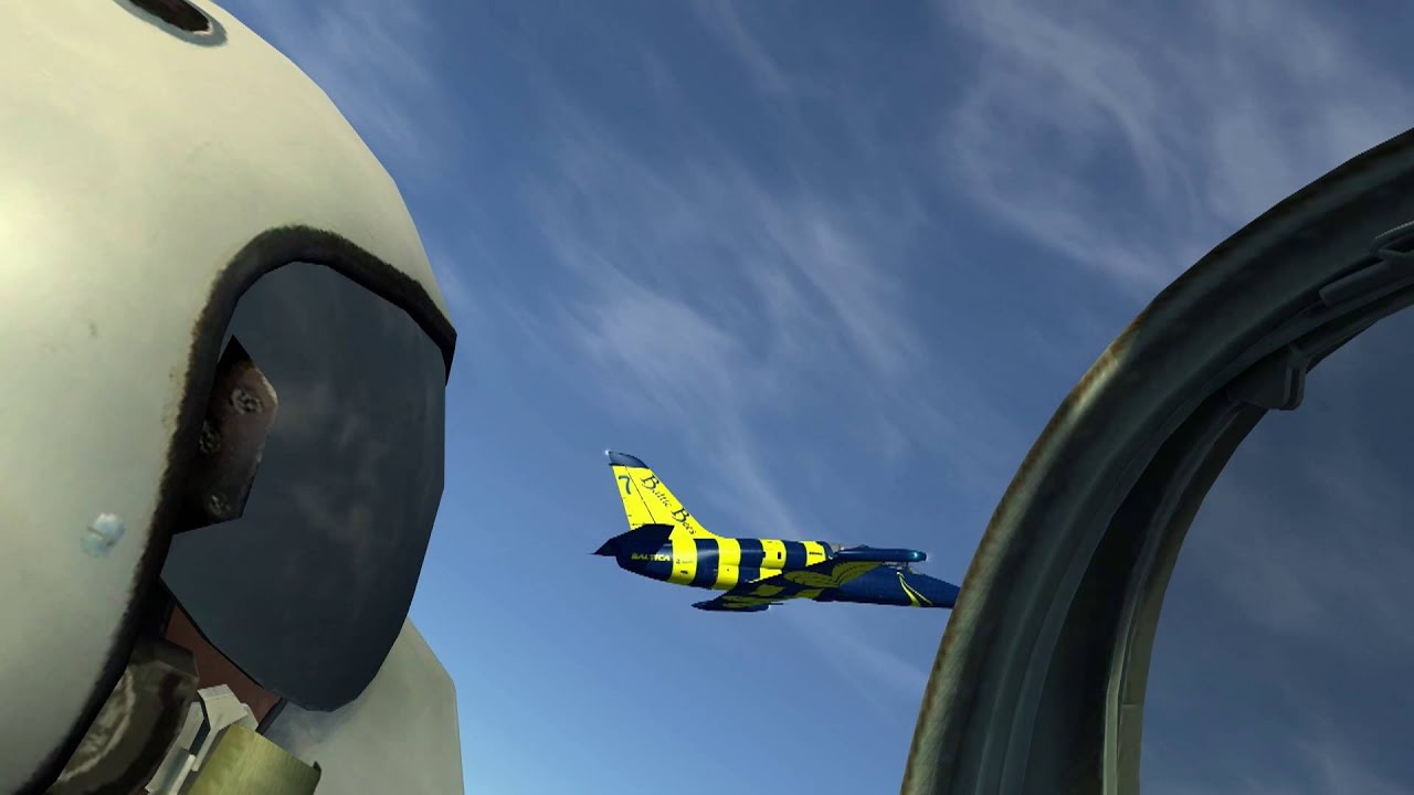 Training flight in 2-ship formation - YouTube