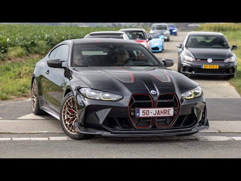 BMW M4 CSL with Custom Exhaust - LOUD Accelerations !