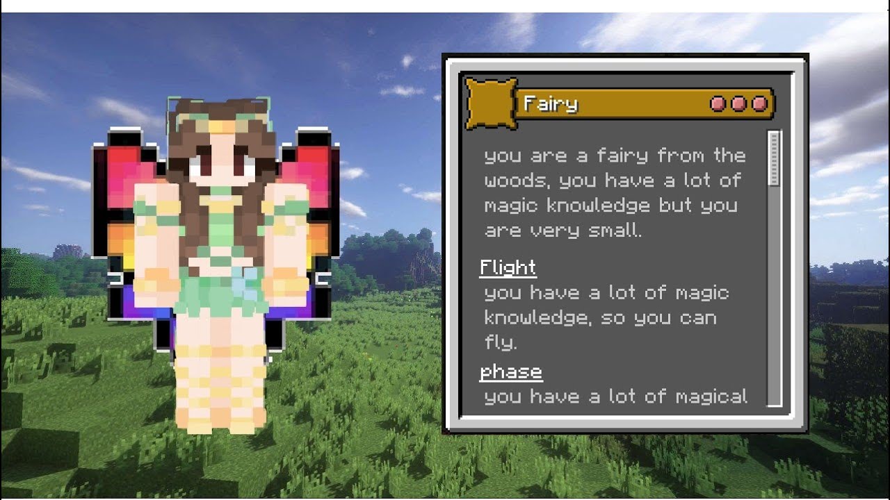 Minecraft Fairy Origin review! - YouTube