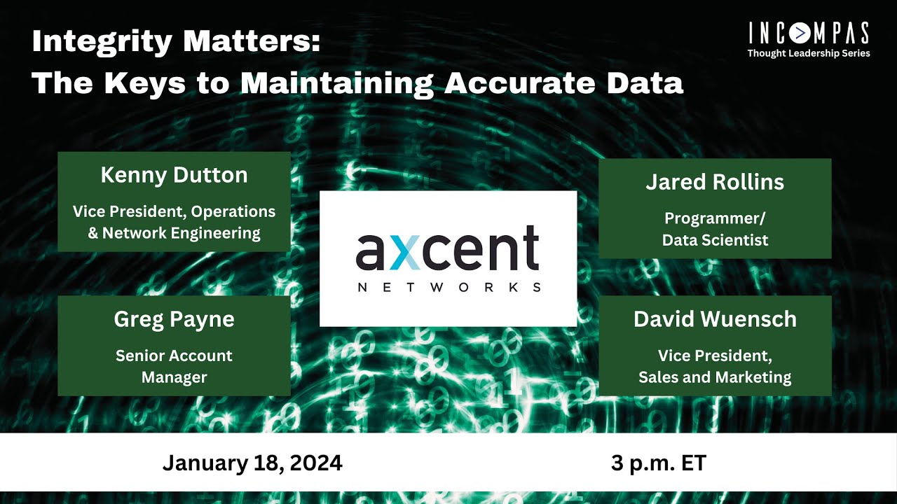 Integrity Matters: The Keys to Maintaining Accurate Data, hosted by ...