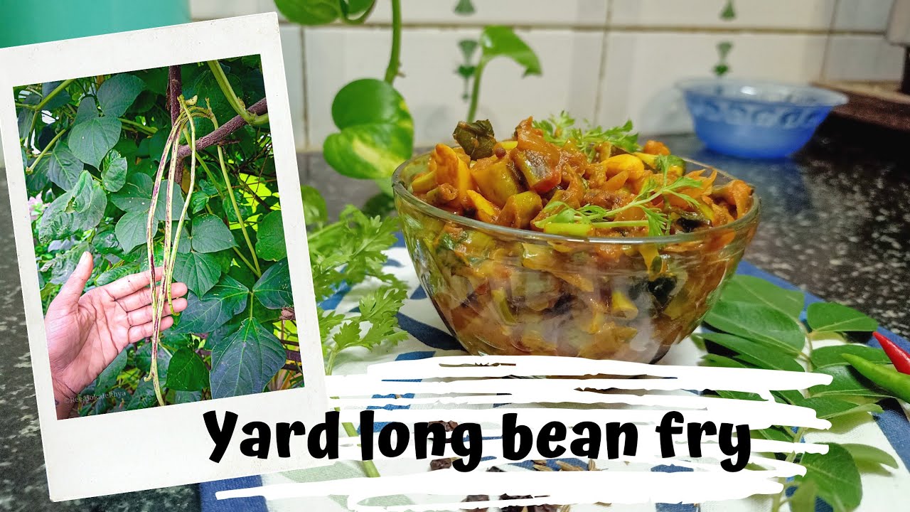 Yard long beans fry || alasandhe kayi palya || Bobbarlu fry || Barbatti ...