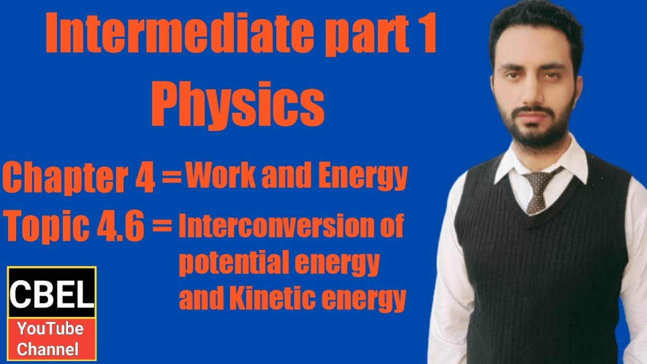 Fsc physics book 1 /chp 4/topic 4.6 Interconversion of P. E and K. E _inter part 1 chemistry by ...