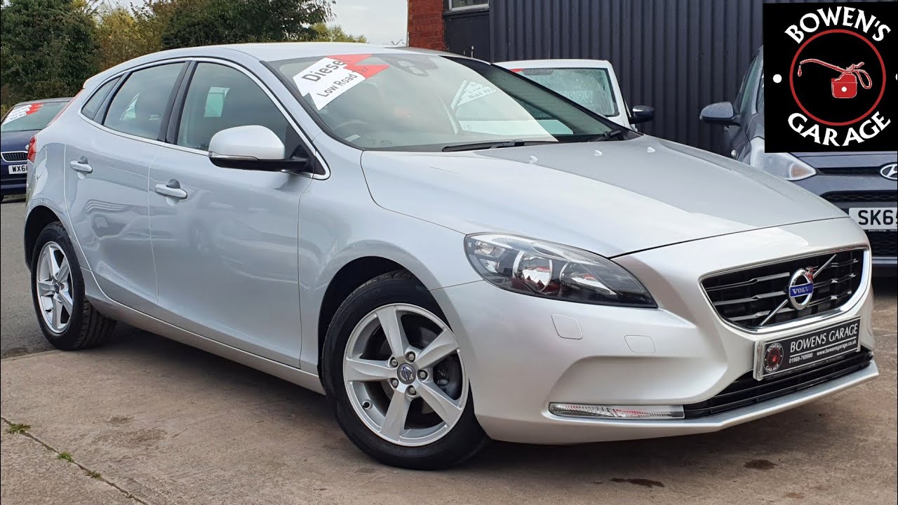 2015 (15) Volvo V40 SE 1.6 D2 5Dr in Bright Silver. 2 Owners. 63k Miles ...