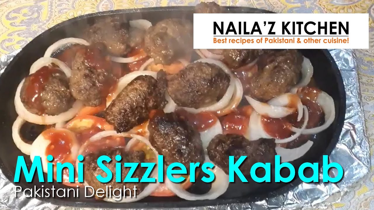 Mini sizzler kabab's - YouTube
