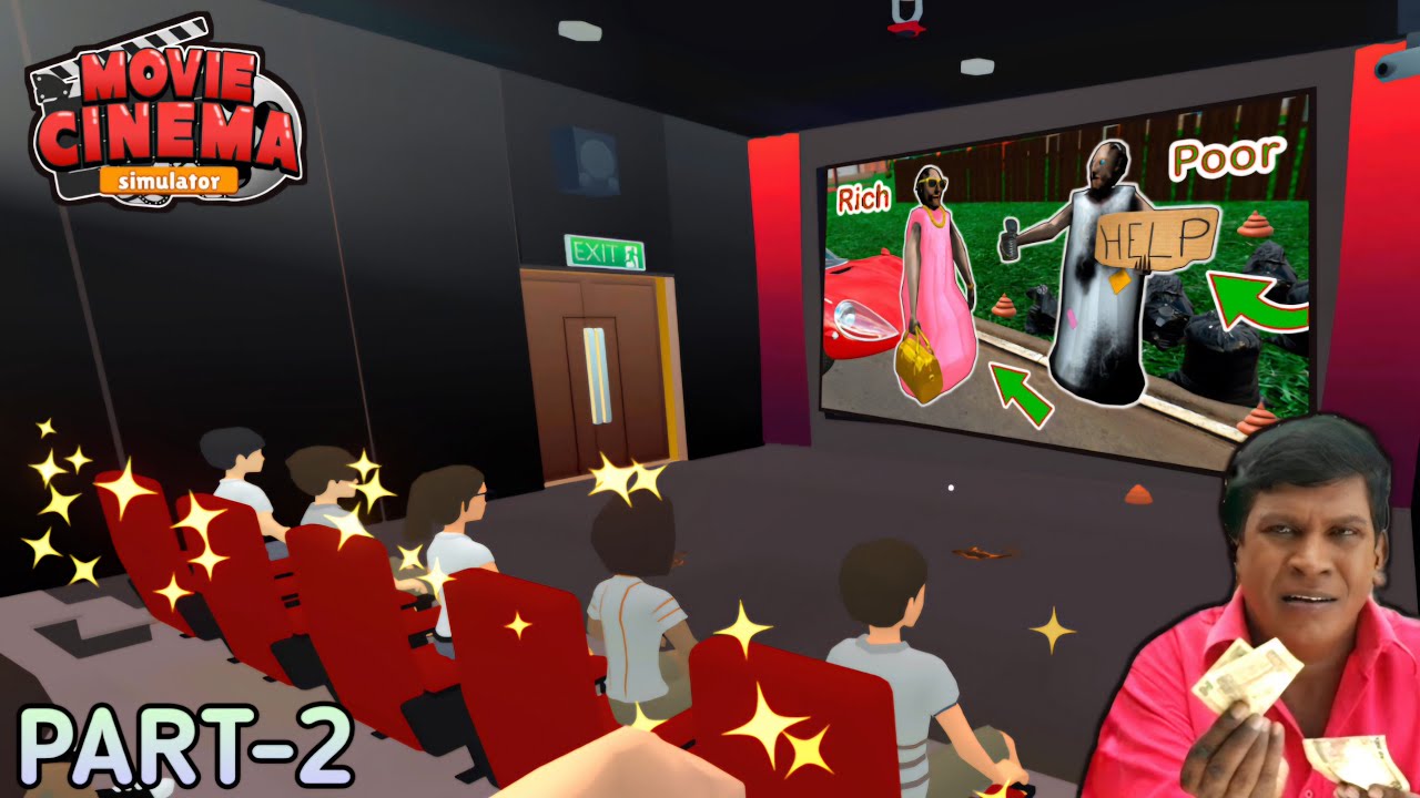 Upgrading theatre 🎥 |Movie cinema simulator|Part-2|On vtg! - YouTube