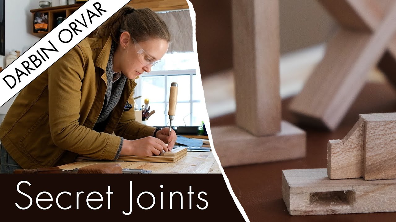 Making Secret Concealed Joints: A Relaxed Woodworking Video - YouTube