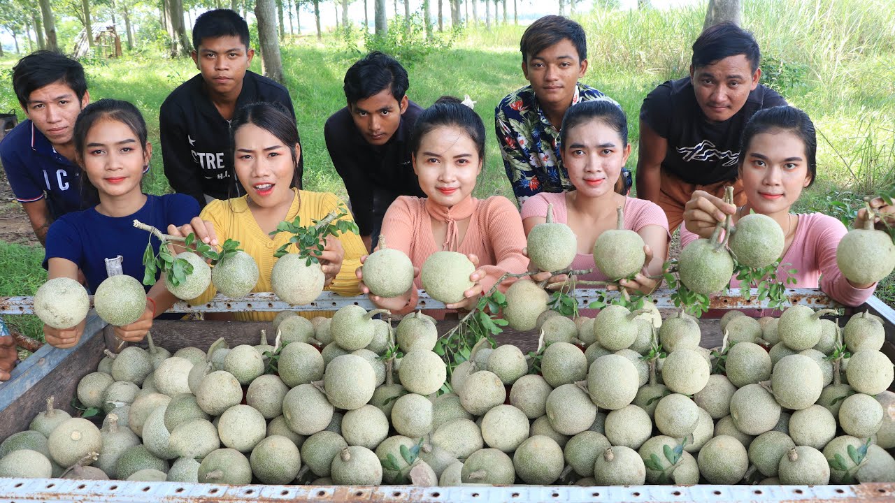 100 wood apple fruits salad with chili salt recipe in my family - Fresh ...