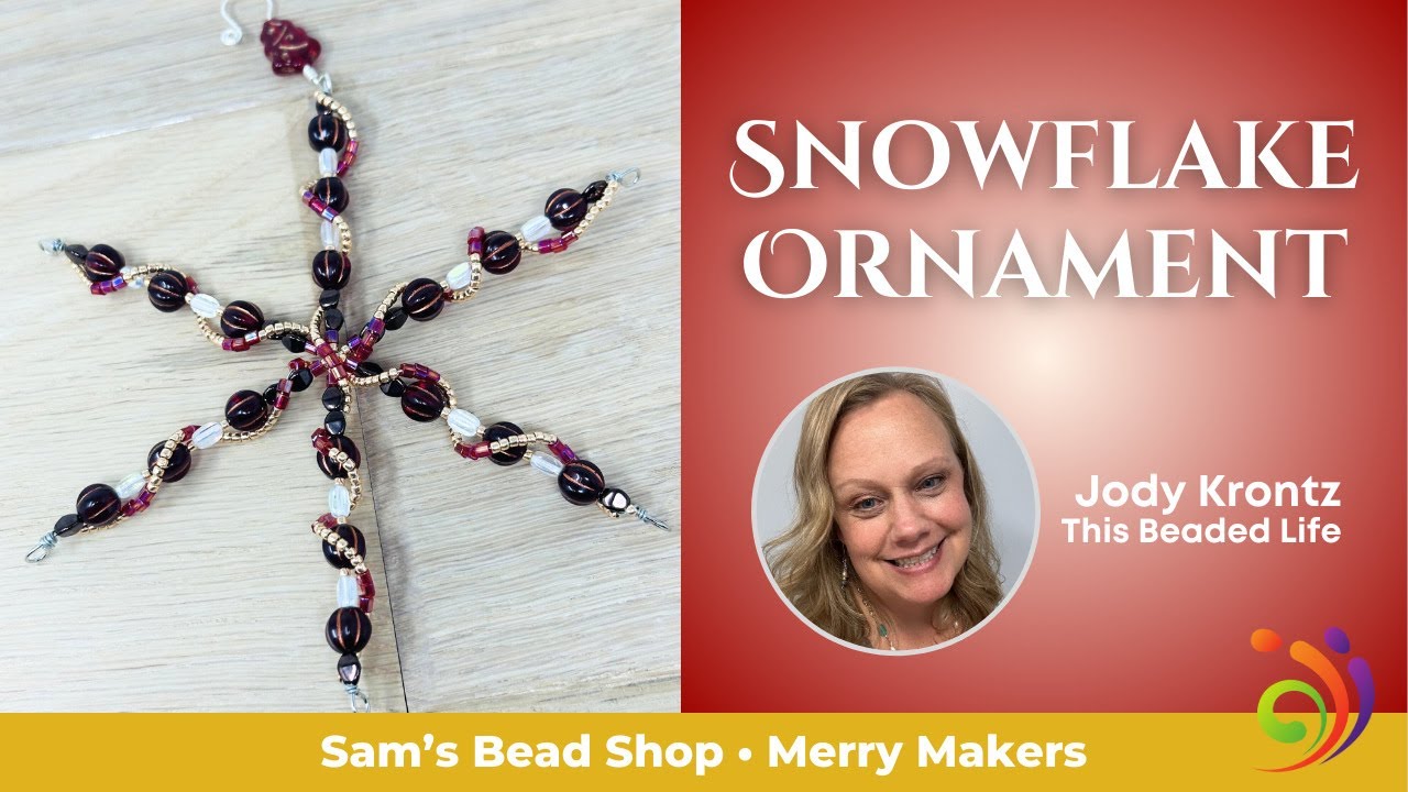 SBS Merry Makers Make a Snow Flake Ornament! - YouTube