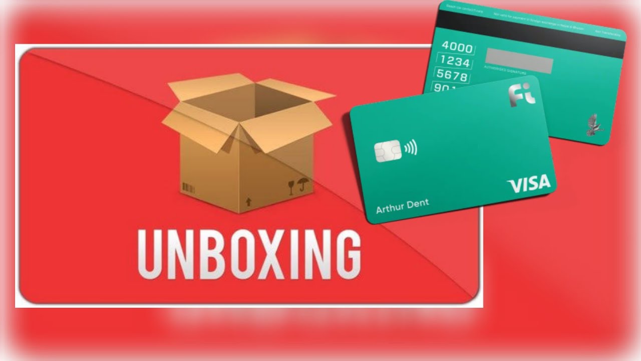 Fi debit card unboxing - YouTube