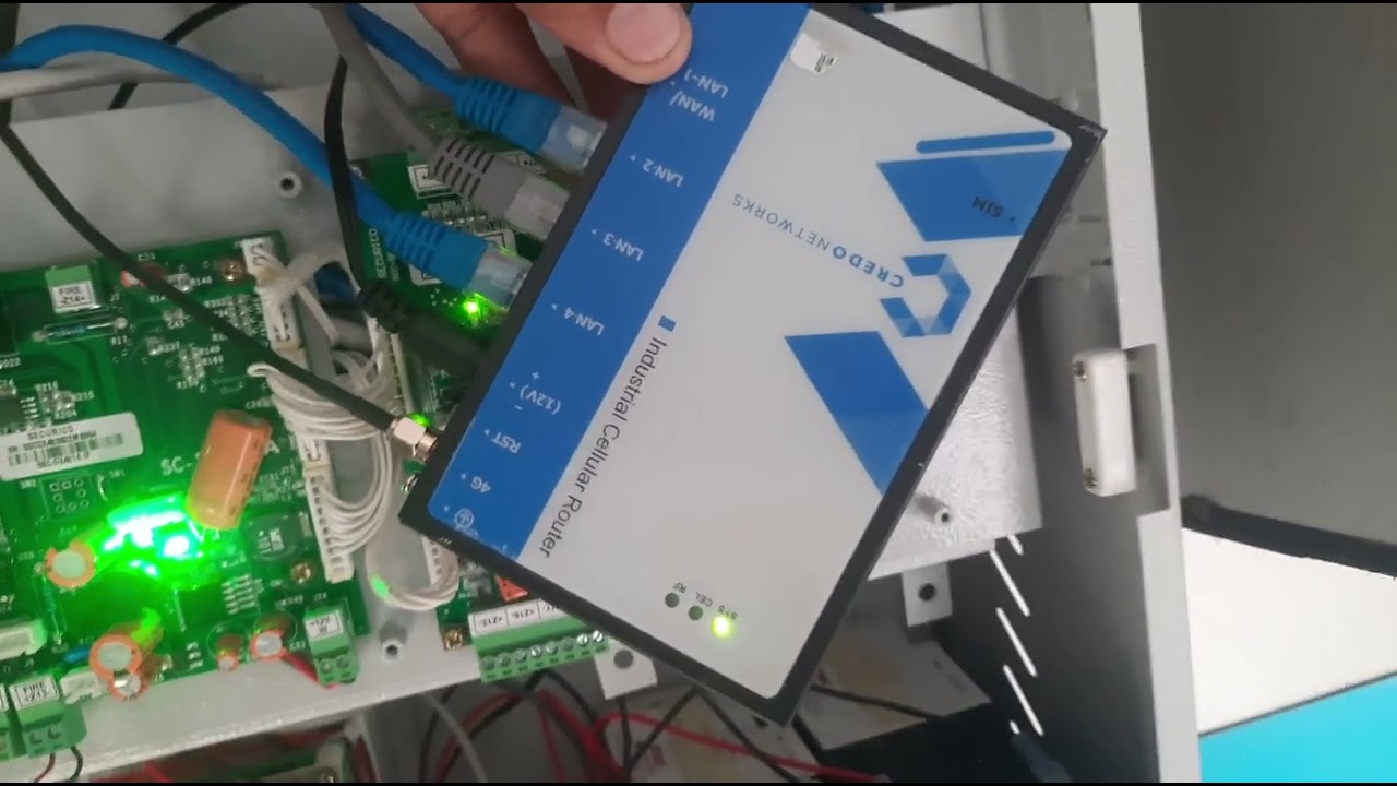 testing network credo router - YouTube