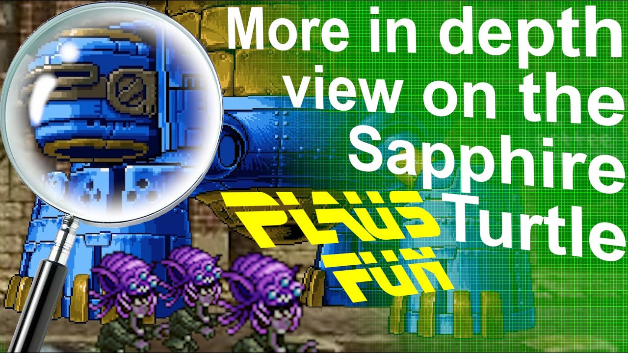 More in depth view on the Sapphire Turtle (Metal Slug Attack) - YouTube