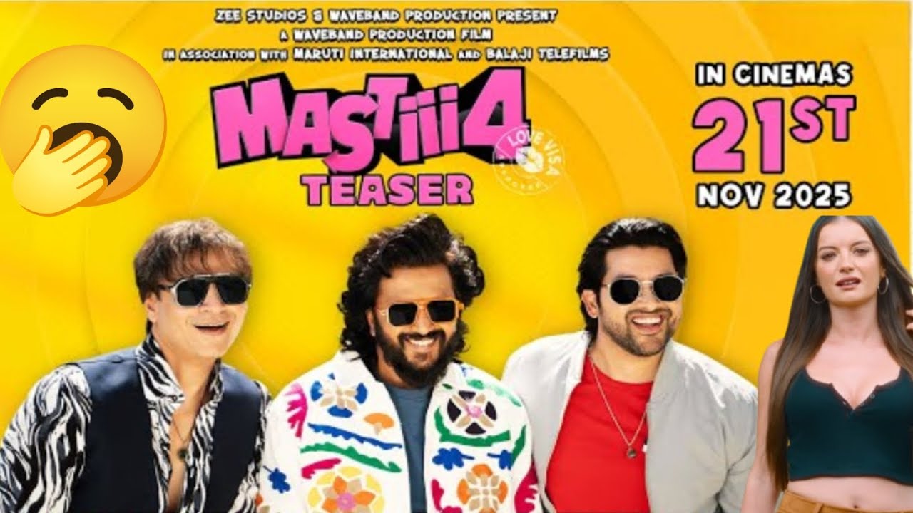 Masti 4 Teaser।Masti 4 Trailer Aftab।Ritesh।Vivek - YouTube