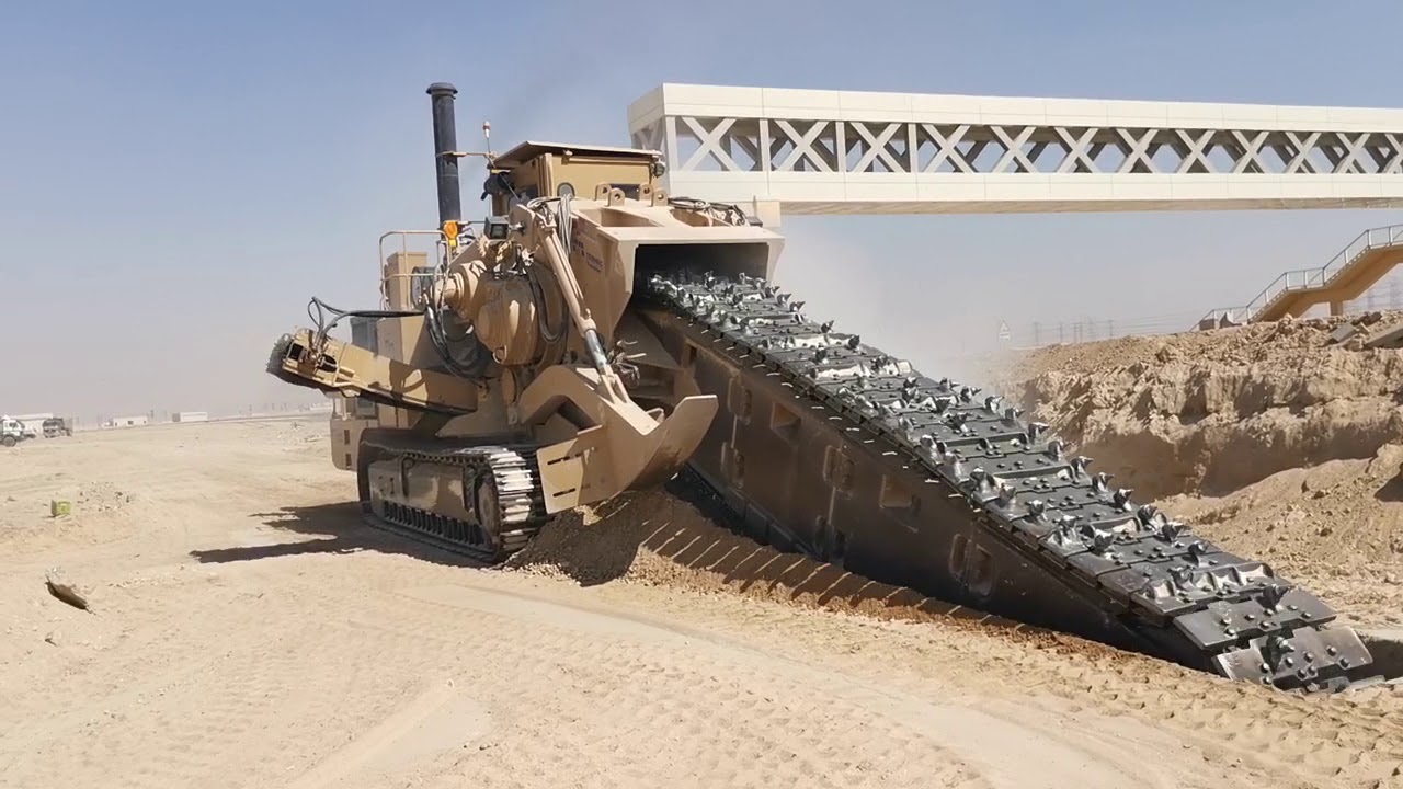 1475 TESMEC TRENCHER - YouTube