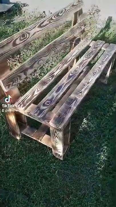 Лавка з палет,дешево, швидко і красиво. - YouTube