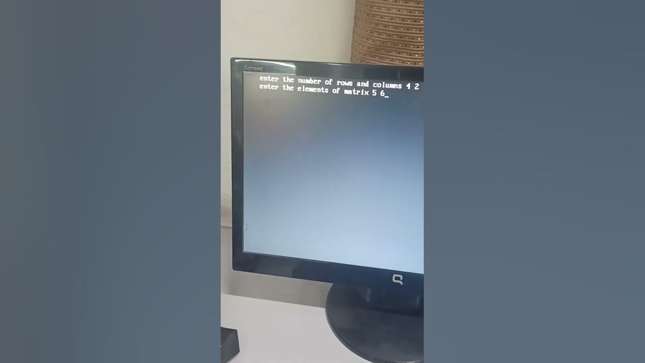 C Program To Print The Transpose Matrix Yt Shorts Coding Youtube