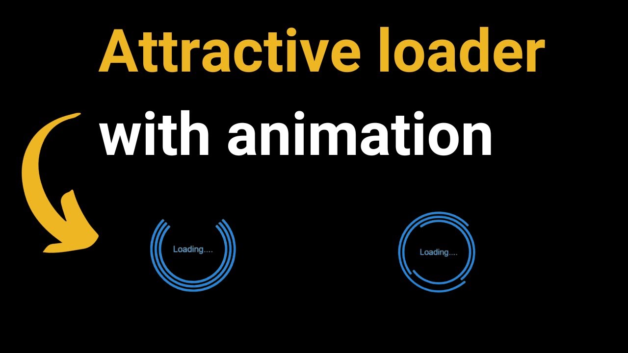 Create Attractive Loader With Animation Using Html And Css Youtube 8068